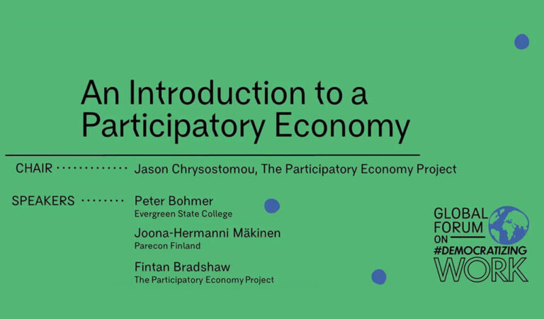 » An Introduction to a Participatory Economy